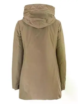 FAY Zip-up Hooded Parka - Neutrals