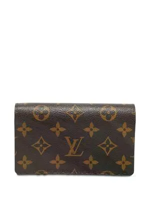 LOUIS VUITTON 2011 Monogram-pattern Leather Wallet - Brown