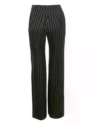 Alexandre Vauthier Striped Crepe Trousers