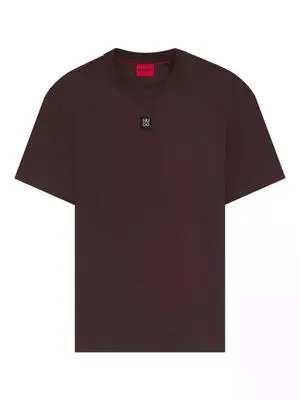 Hugo Logo-patch T-shirt - Brown