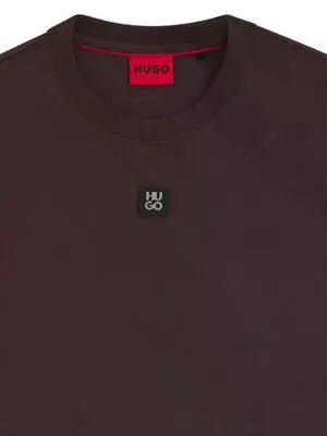Hugo Logo-patch T-shirt - Brown