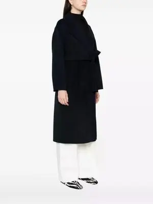 Max Mara Hobby Belted Coat - Blue
