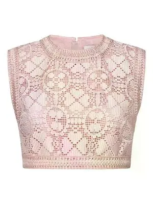 Giambattista Valli Round Neck Tops