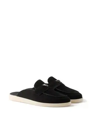 Prada Suede Mules