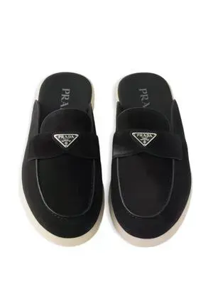 Prada Suede Mules
