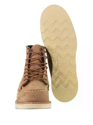 Red Wing Classic Moc Leather Ankle Boots - Brown