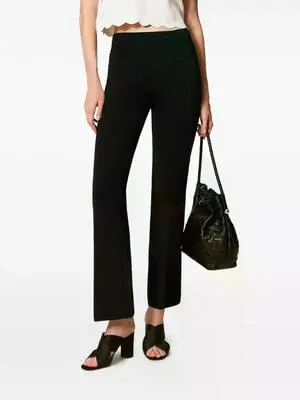 TWINSET Flared Knitted Trousers