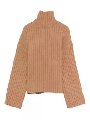 Liu Jo Cable-knit Embellished Sweater