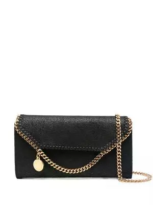 Stella McCartney Falabella Chain-strap Wallet - Black