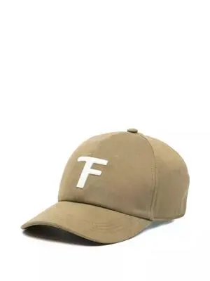 TOM FORD Embroidered Logo Cap - Neutrals