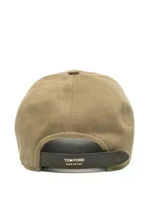 TOM FORD Embroidered Logo Cap - Neutrals