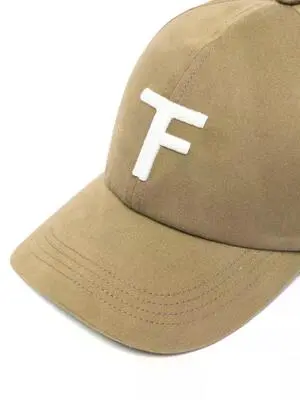 TOM FORD Embroidered Logo Cap - Neutrals