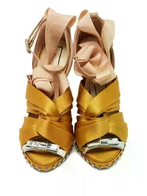 N°21 Peep-toe Block Heel Sandals