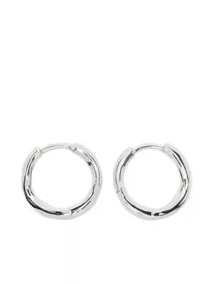 SHAUN LEANE Thorn Mini Hoop Earrings - Silver