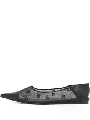Givenchy 4g Leather Ballet Flats