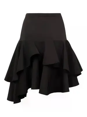 DES_PHEMMES Ruffled Asymmetrical Skirt