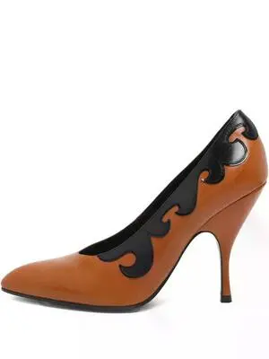 Bottega Veneta Pointed-toe Leather Pumps