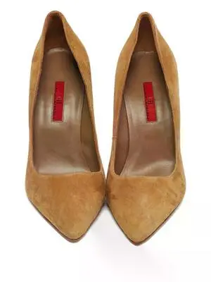 Carolina Herrera Suede Pointed-toe Pumps