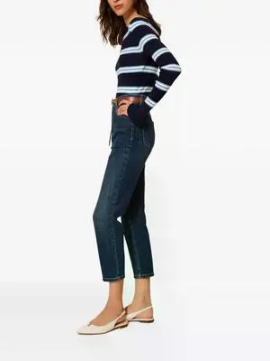 TWINSET Cropped Five-pocket Jeans