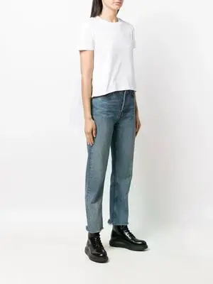 Red Valentino Point D'esprit Panel T-shirt