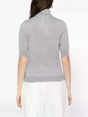 HERSKIND Collared Knit T-shirt