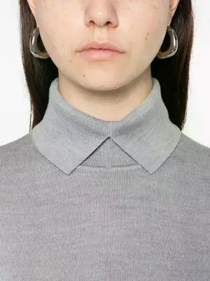 HERSKIND Collared Knit T-shirt