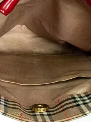 Burberry Check-pattern Leather-trimmed Tote - Neutrals