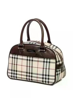Burberry 2000 House Check Tote - Neutrals