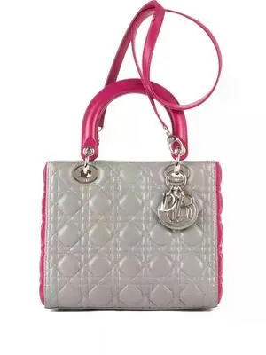 Dior Medium Lady Tote - Grey