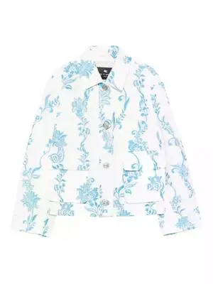 Etro Floral-pattern Pocket Jacket - White