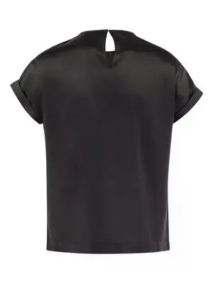 Brunello Cucinelli Satin Top