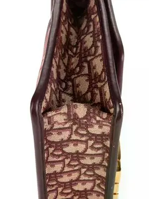 Dior Monogram Shoulder Bag - Red