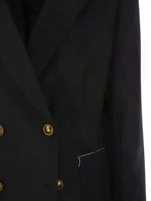 SAULINA Assunta Double-breasted Jacket - Blue