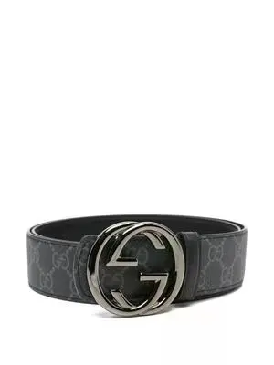 Gucci Reversible Logo Buckle Belt - Grey