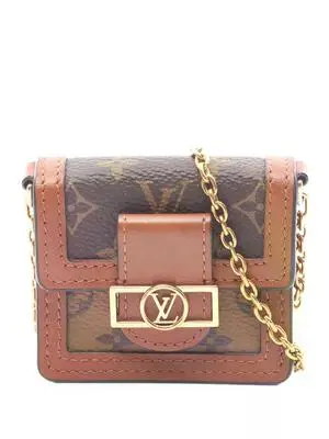 LOUIS VUITTON 2020 Monogram Reverse Micro Dauphine Crossbody Bag