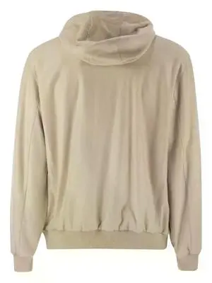Fedeli Reversible Hooded Bomber Jacket - Neutrals