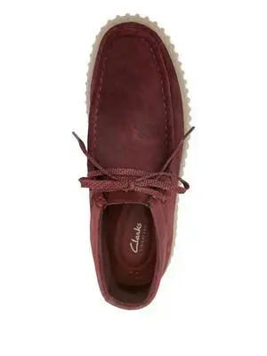 Clarks Torhill Hi Lace-up Boots - Red