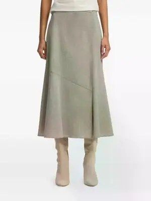 BOSS Panelled A-line Midi Skirt