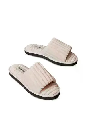 Calvin Klein Ribbed Slippers