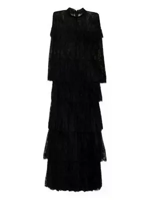 SAIID KOBEISY Lace Maxi Dress