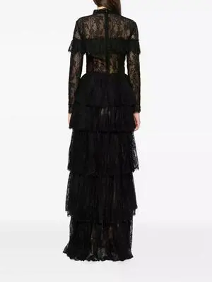 SAIID KOBEISY Lace Maxi Dress