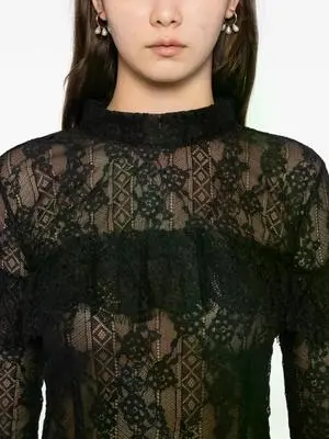 SAIID KOBEISY Lace Maxi Dress