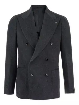 Tagliatore Double-breasted Blazer - Grey