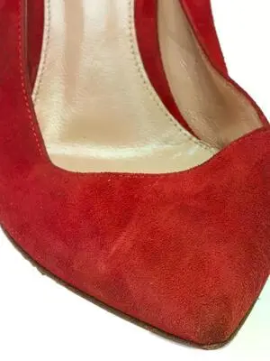 GIANVITO ROSSI Pointed-toe Stiletto Pumps - Red