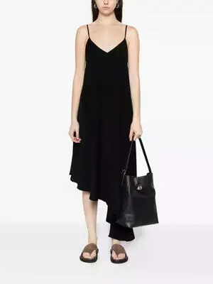 HERSKIND V-neck Asymmetric Midi Dress