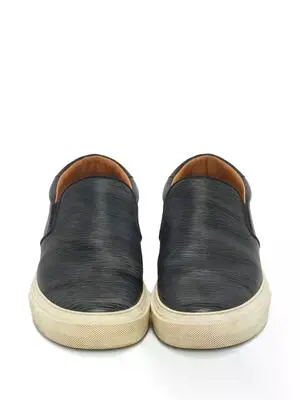 LOUIS VUITTON Textured Leather Sneakers