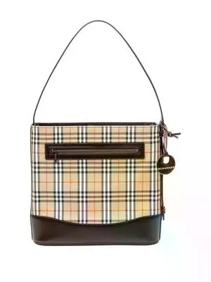 Burberry Check-pattern Shoulder Bag