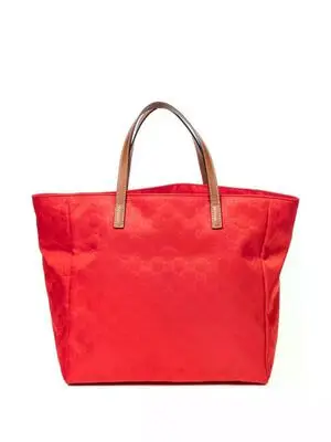 Gucci Monogram Tote Bag - Red