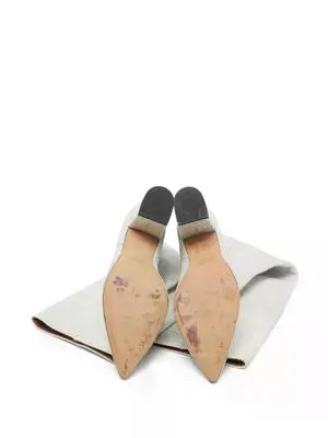 Paris Texas Croc-embossed Leather Boots