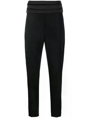 Balmain Tapered Wool Trousers